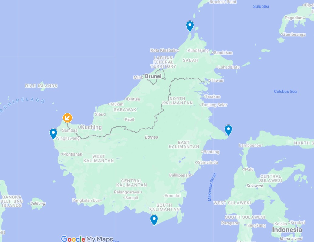 Map Of Sabah Malaysia Sabah Maps Wonders Of Borneo Island Bike And